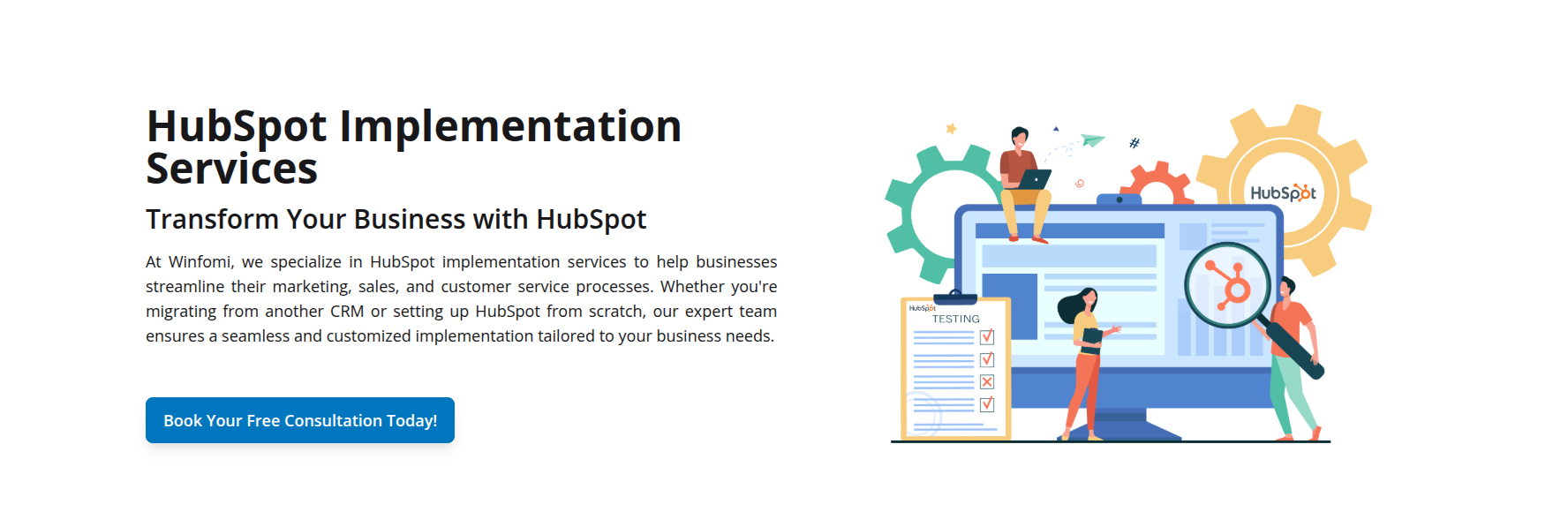 HubSpot Implementation Services - Winfomi