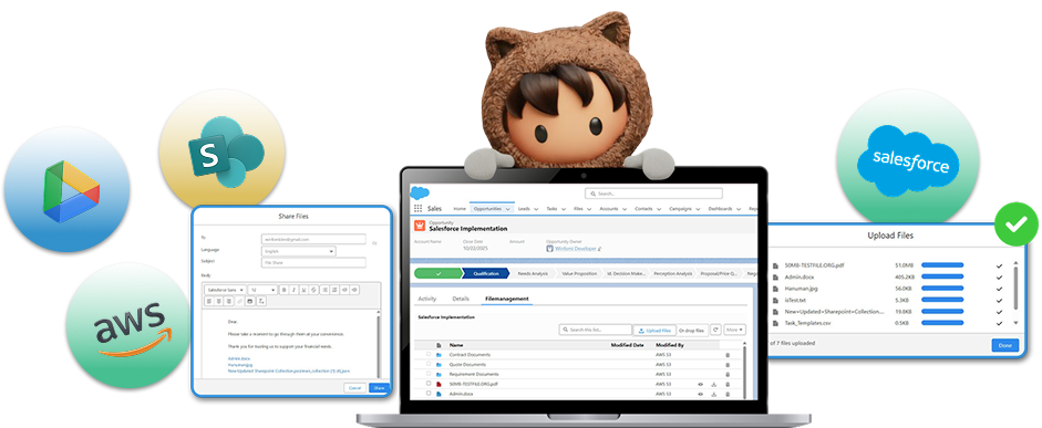 Salesforce File Management & Storage Integration | Winfomi