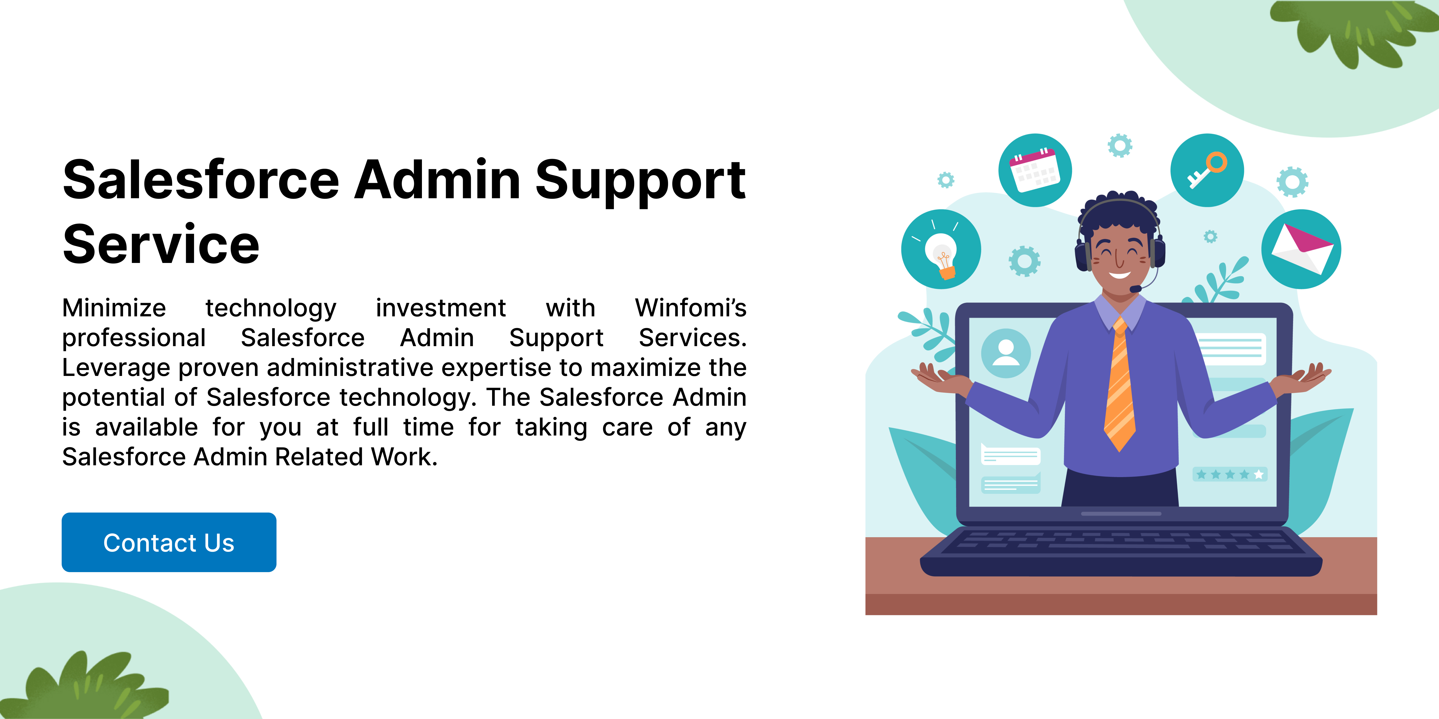 Professional Salesforce Admin Support Services in India | Winfomi
