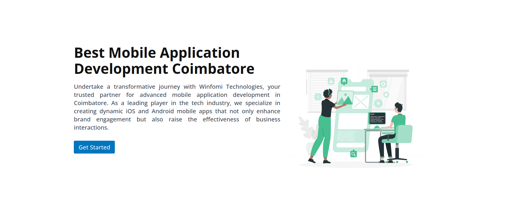Expert Mobile App Development Services | Winfomi